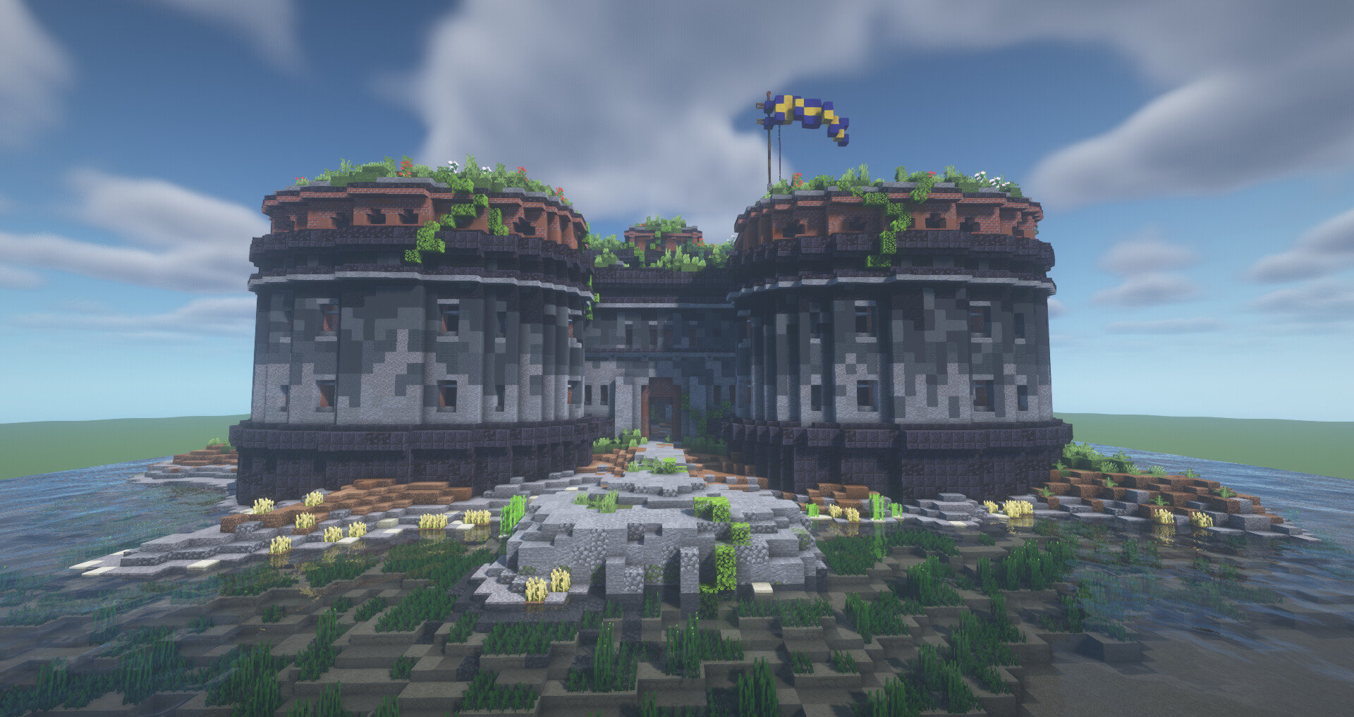 Sea Fort/Bastion Minecraft Map