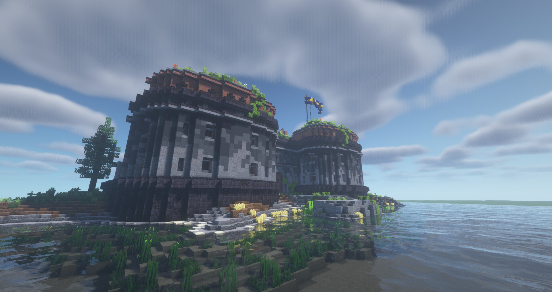 Sea Fort/Bastion Minecraft Map