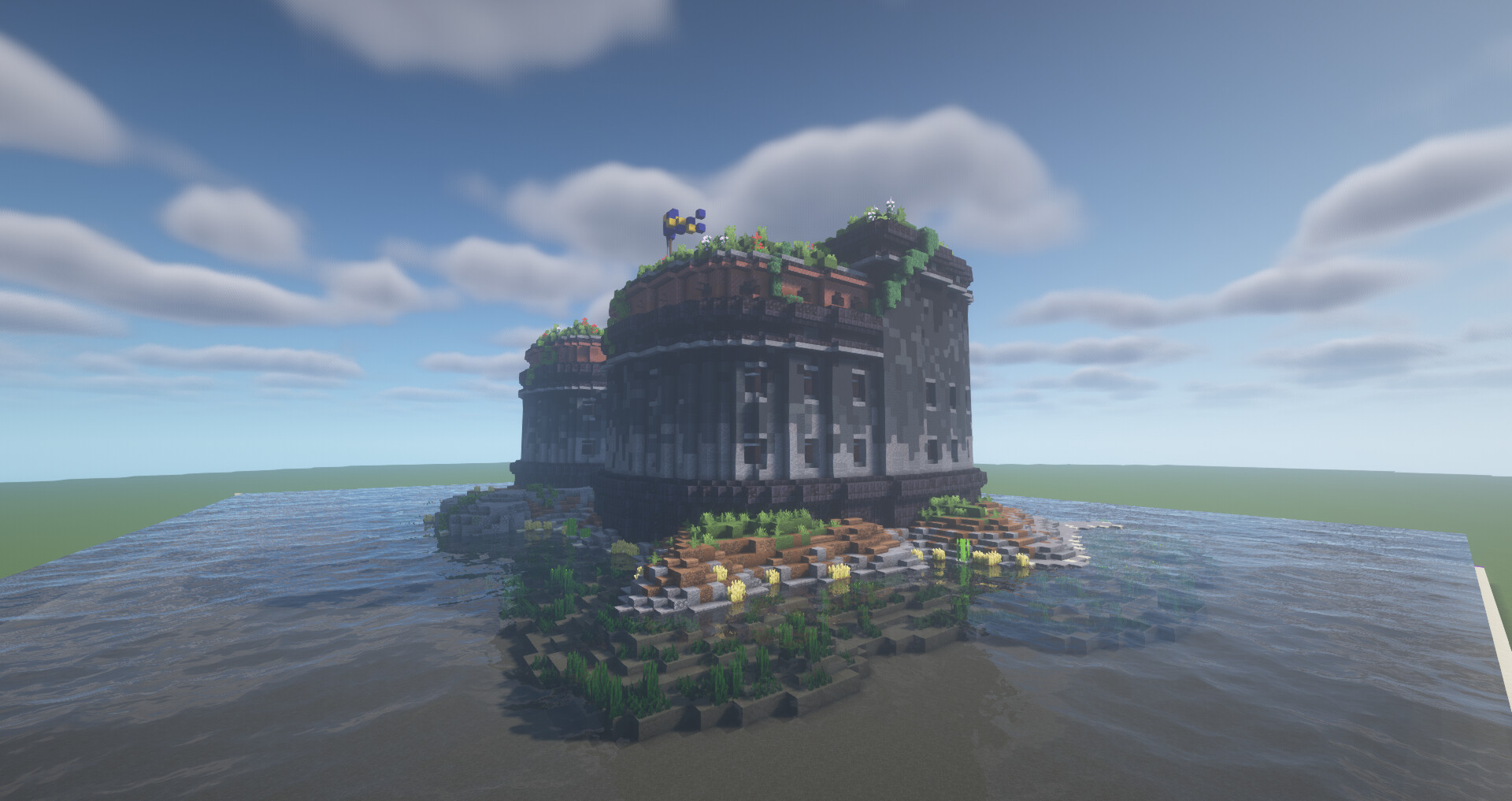 Sea Fort/Bastion Minecraft Map