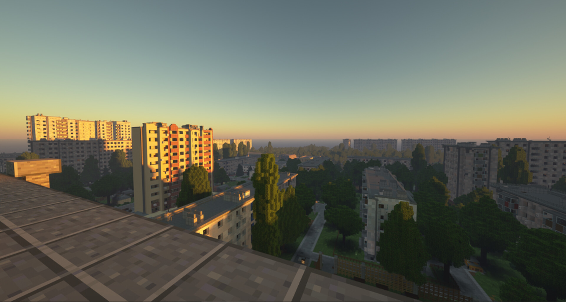 Post-Soviet Streets / Постсоветские улицы Minecraft Map