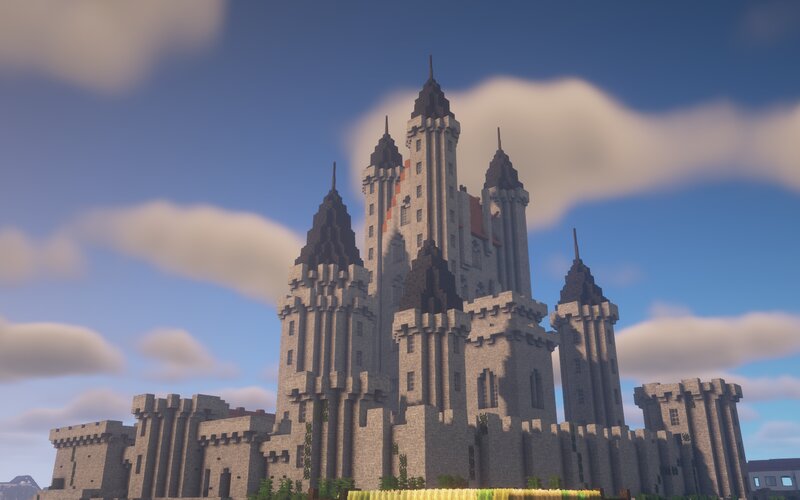 Height fantaisy castle Minecraft Map
