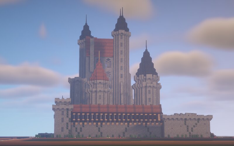 Height fantaisy castle Minecraft Map