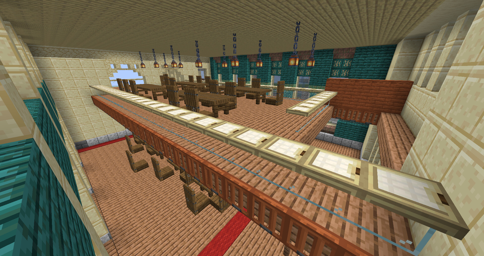 modernized restaurant "shard" (Freedom City) Minecraft Map