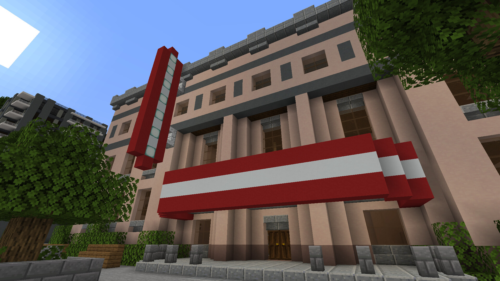 Movie Theater With Event Space Minecraft Map