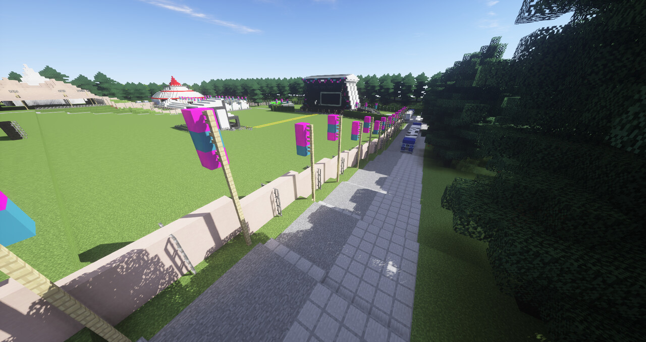 Forbidden Fruit Festival Dublin (Replica) Minecraft Map