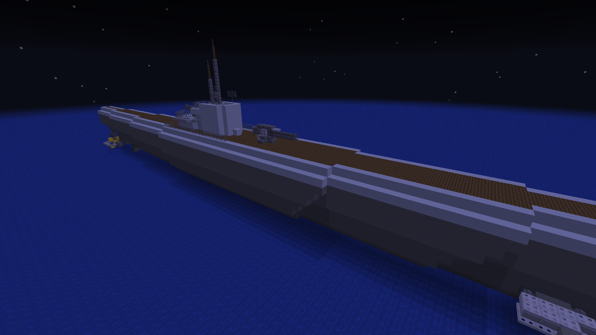 German Type-IX U-Boot 1:1 Minecraft Map