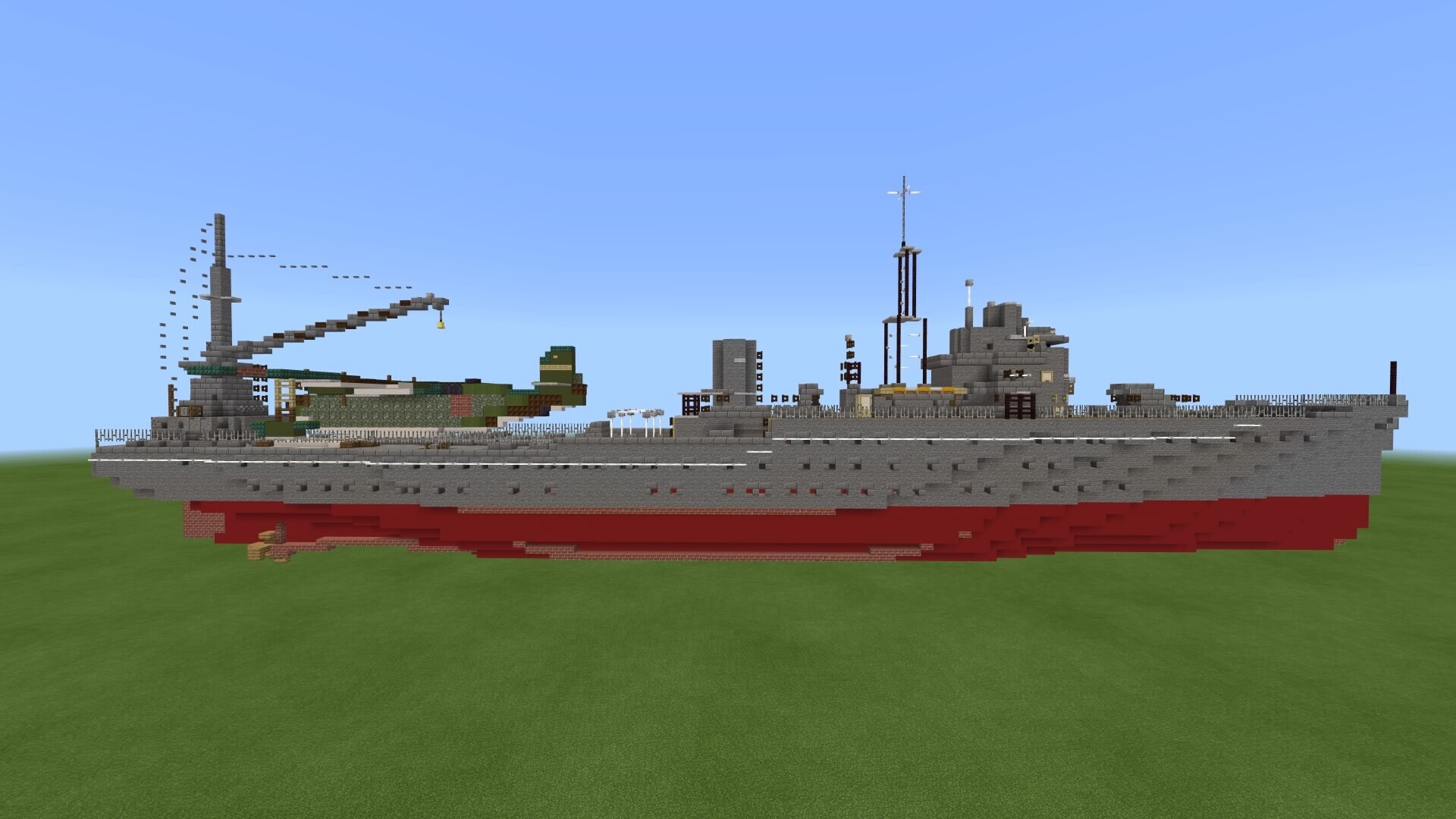 IJN Akitsushima 1:1 Minecraft Map