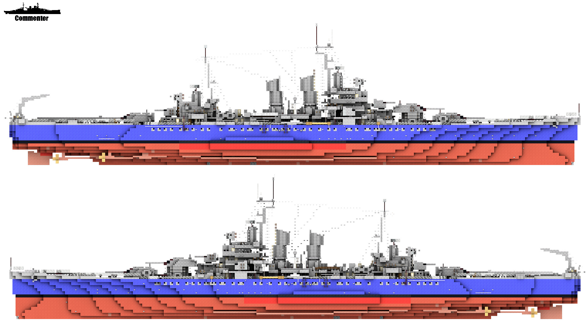 USS Wichita 1:1 Scale Minecraft Map