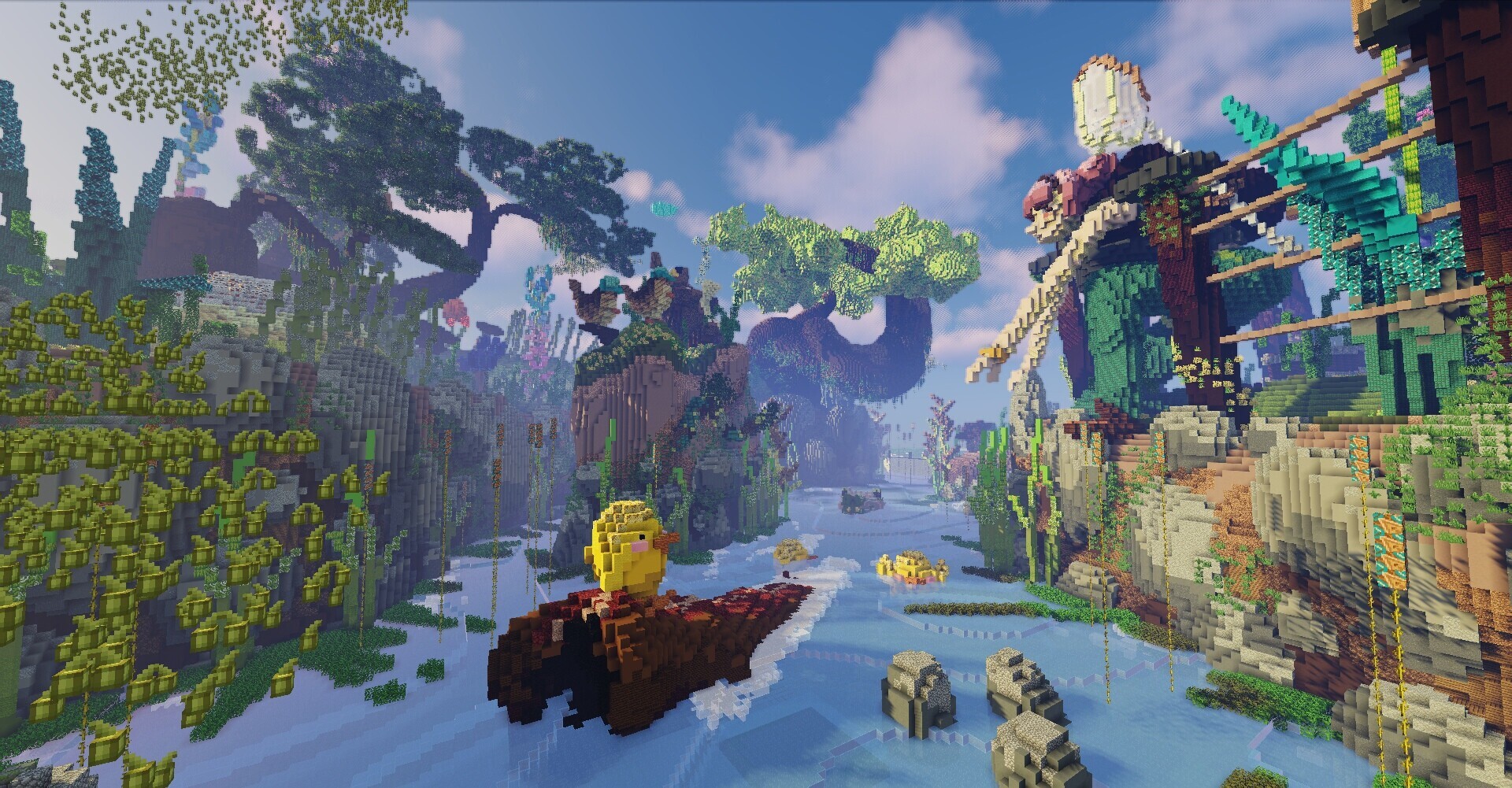 Ghibli stylized map Minecraft Map