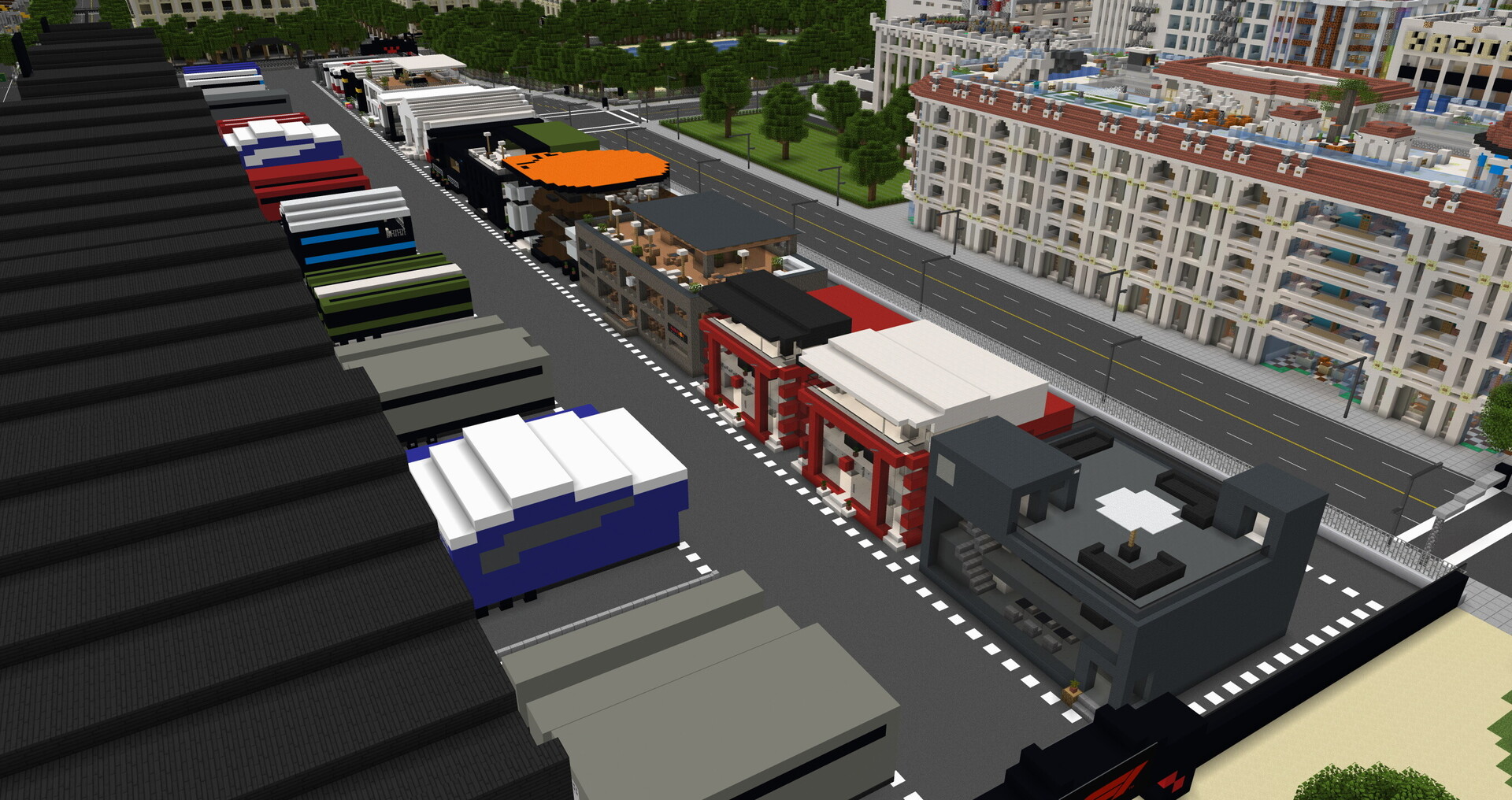 Formula 1 Race Track (the most realistic - download - 1.16.5) Minecraft Map