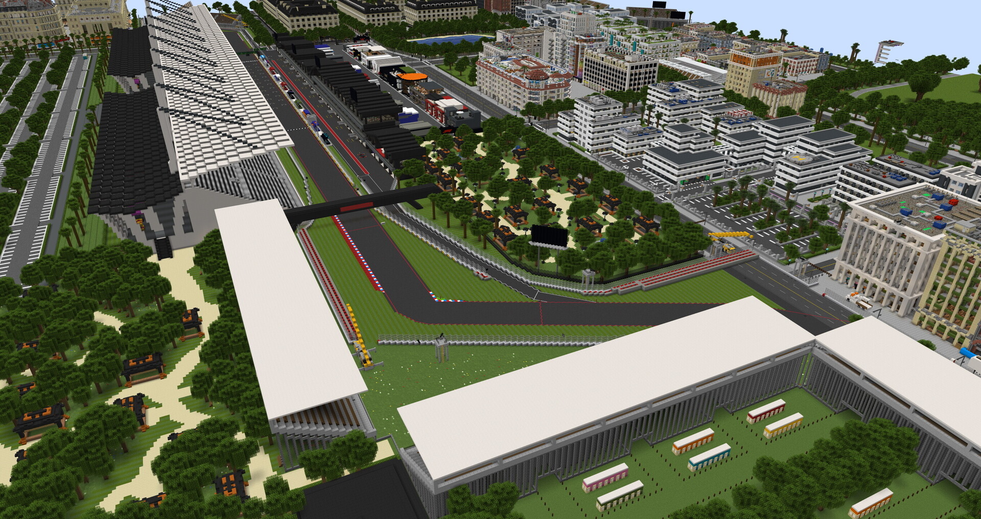 Formula 1 Race Track (the most realistic - download - 1.16.5) Minecraft Map