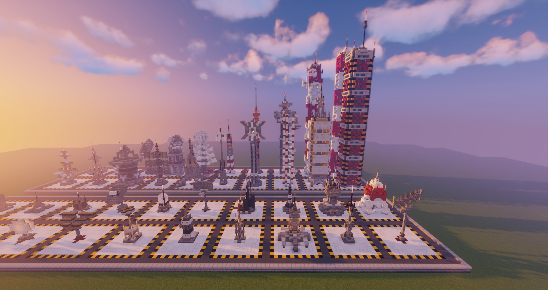 Bundle de 40 Antènnes-radios/paraboles Minecraft Map