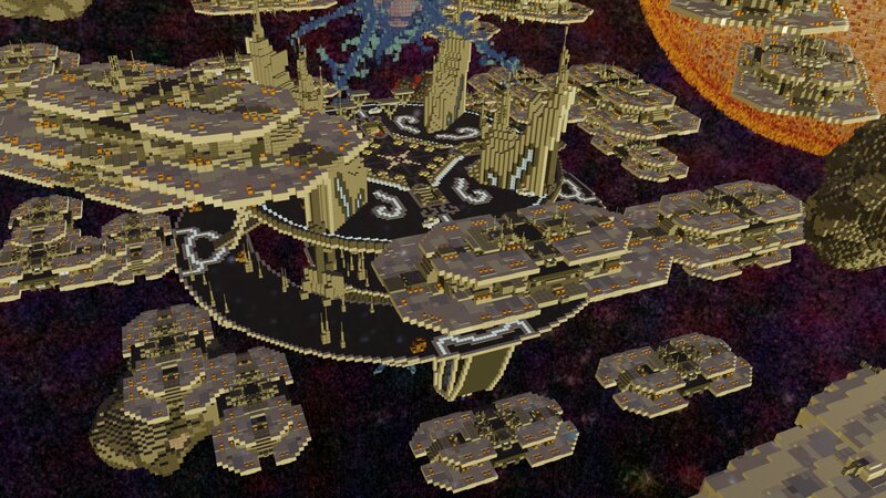 Space-Lobby version 1.8+ Minecraft Map