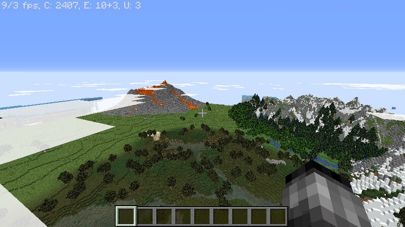 Mountain Delta (W.I.P.) Minecraft Map
