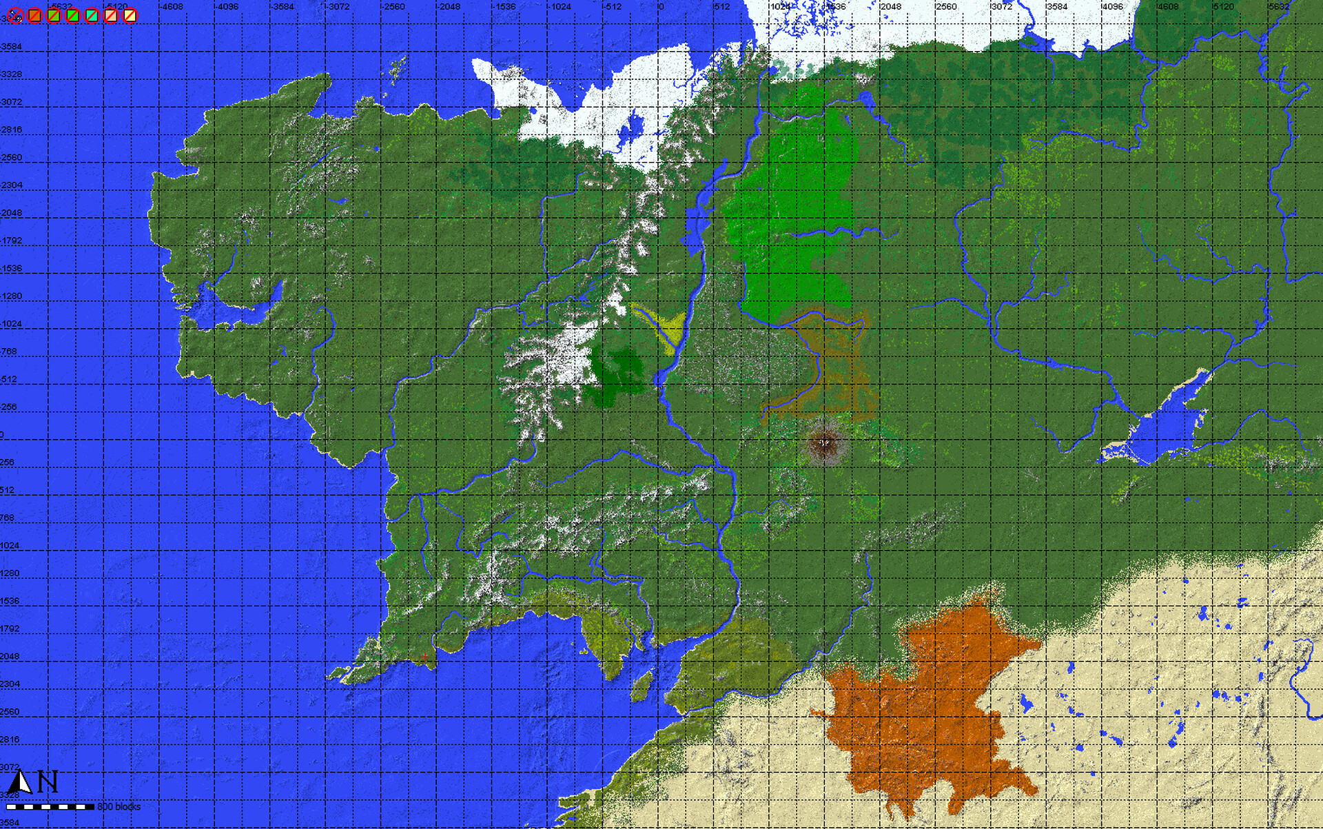Middle Earth Europe Minecraft Map
