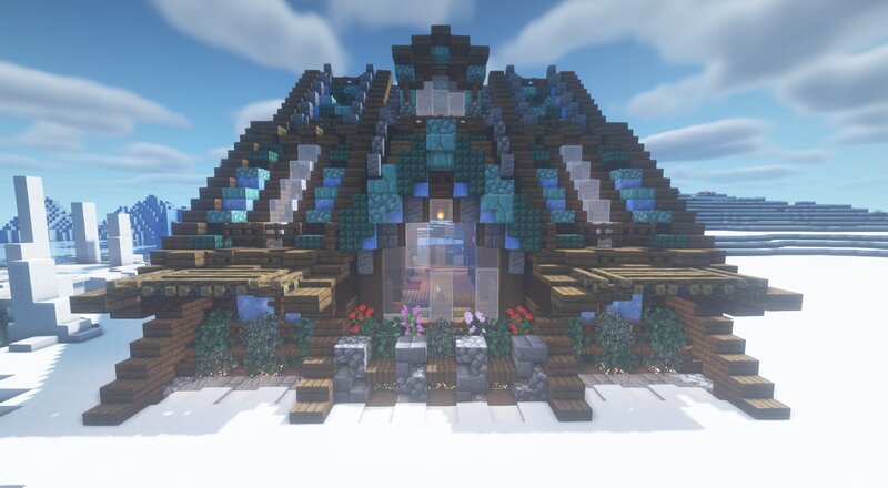 Hunter's house in the frontier Minecraft Map