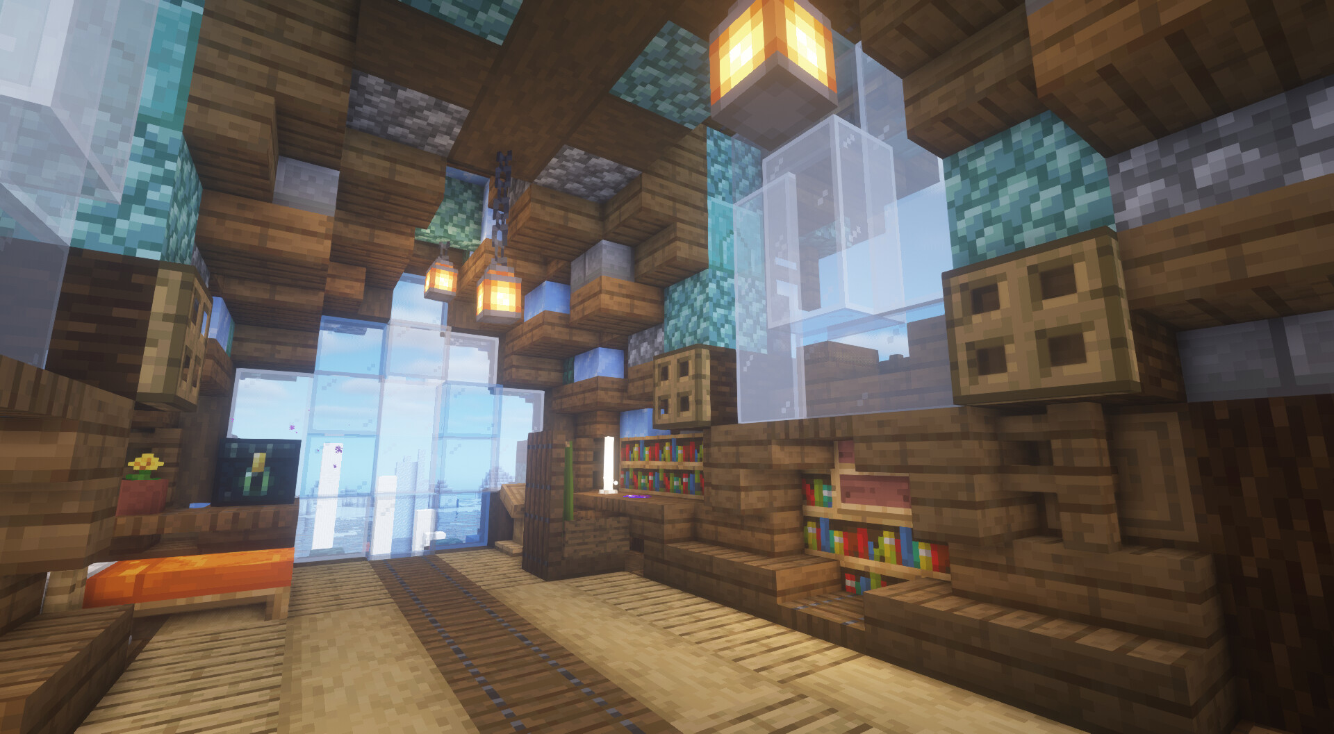 Hunter's house in the frontier Minecraft Map