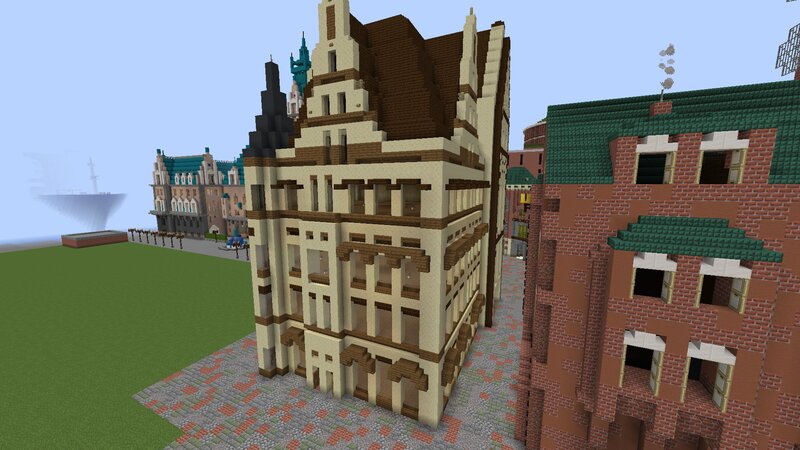 Stadteckhaus Minecraft Map