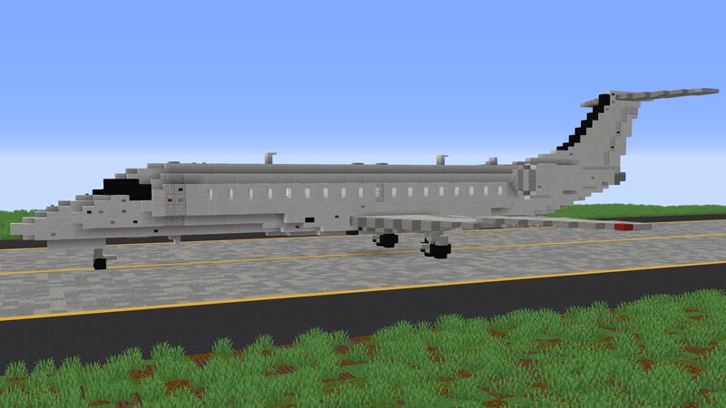 Embraer ERJ-135 - 3:1 Scale Minecraft Map