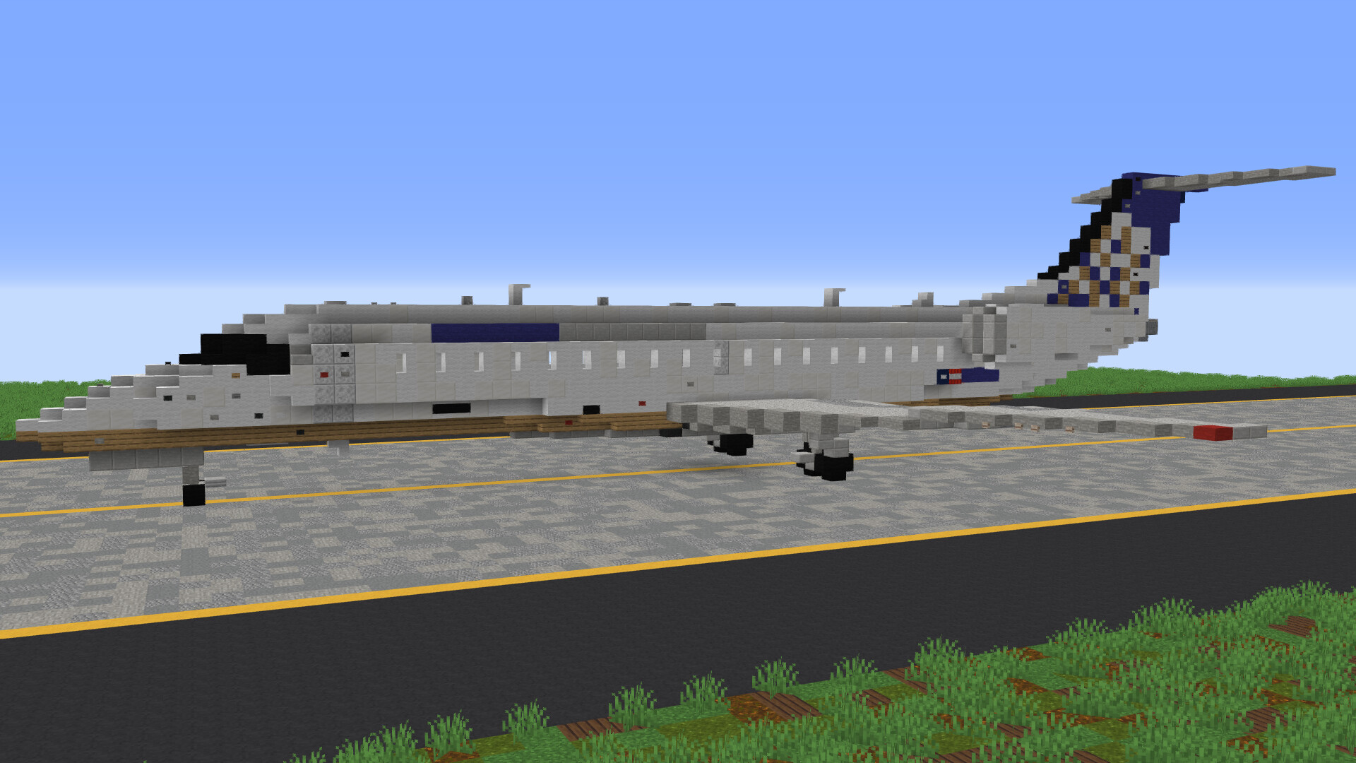 Embraer ERJ-135 - 3:1 Scale Minecraft Map