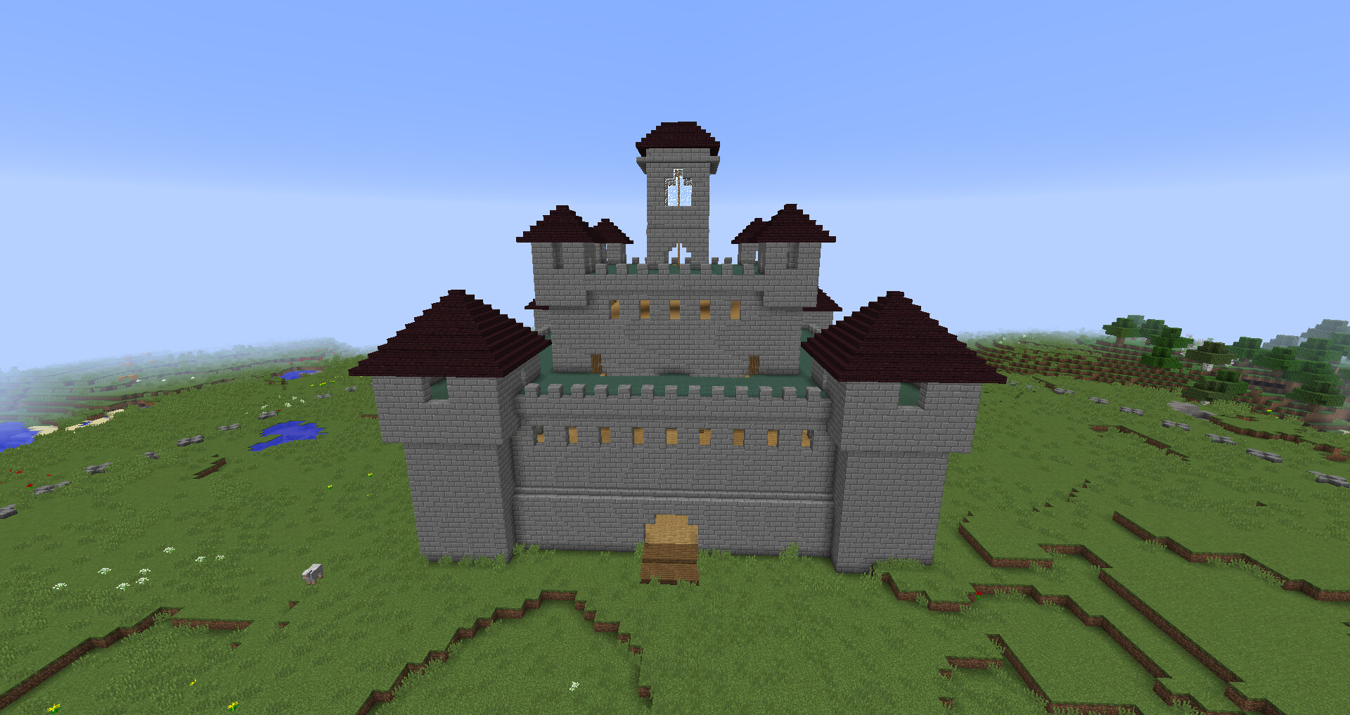 AoT inspired castle (Delta Varo 7 Map) Minecraft Map