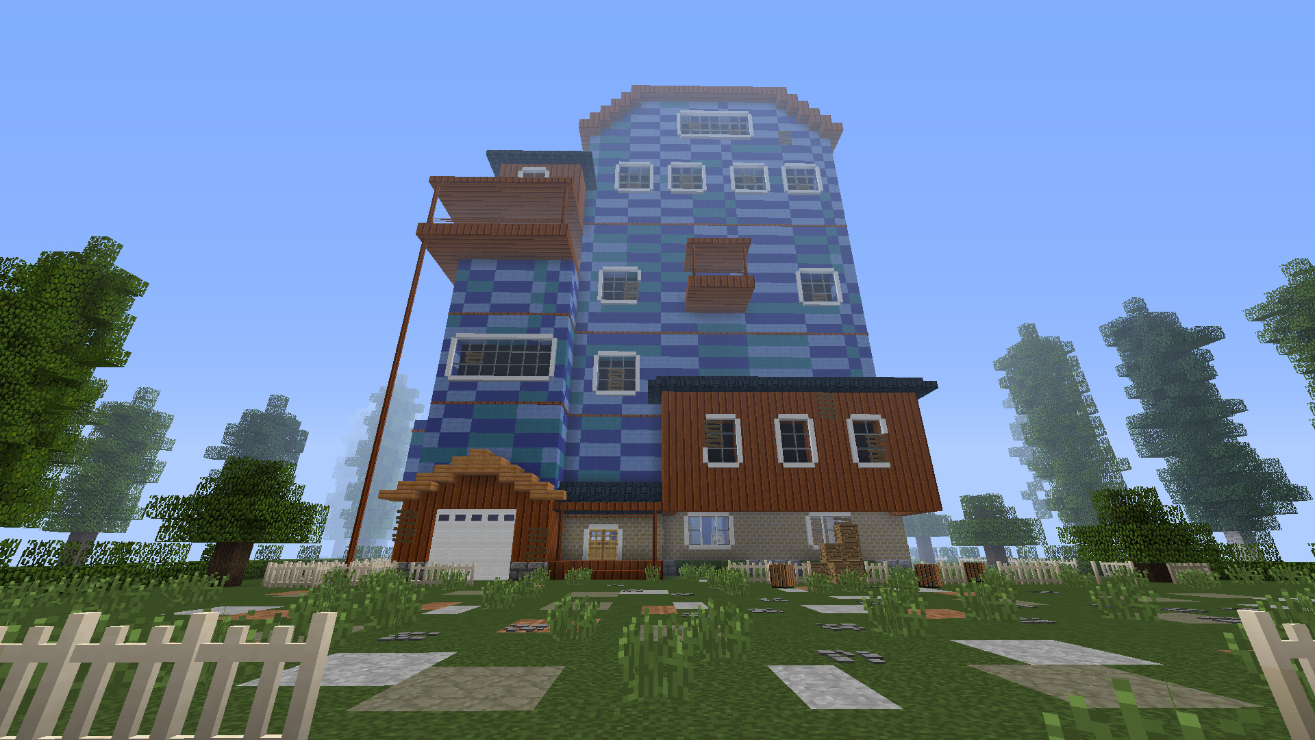 Hello Neighbor forest Remake Minecraft Map