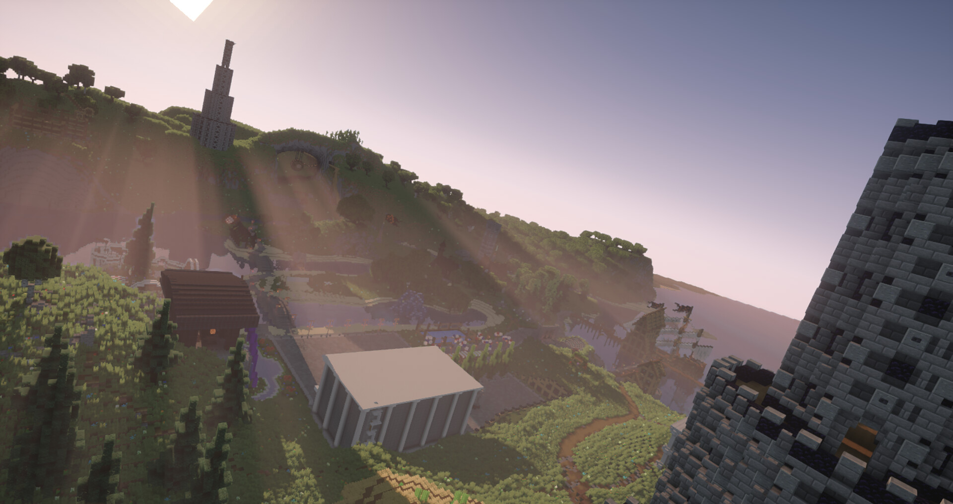 Project Pogtopia vs Manberg Minecraft Map