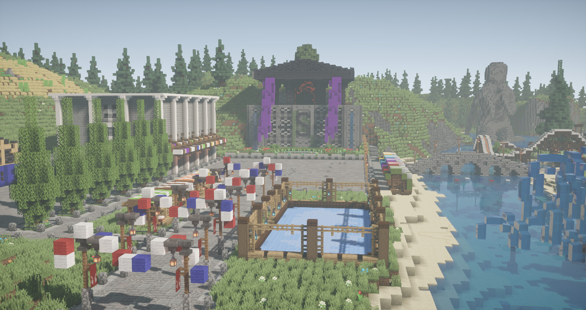 Project Pogtopia vs Manberg Minecraft Map