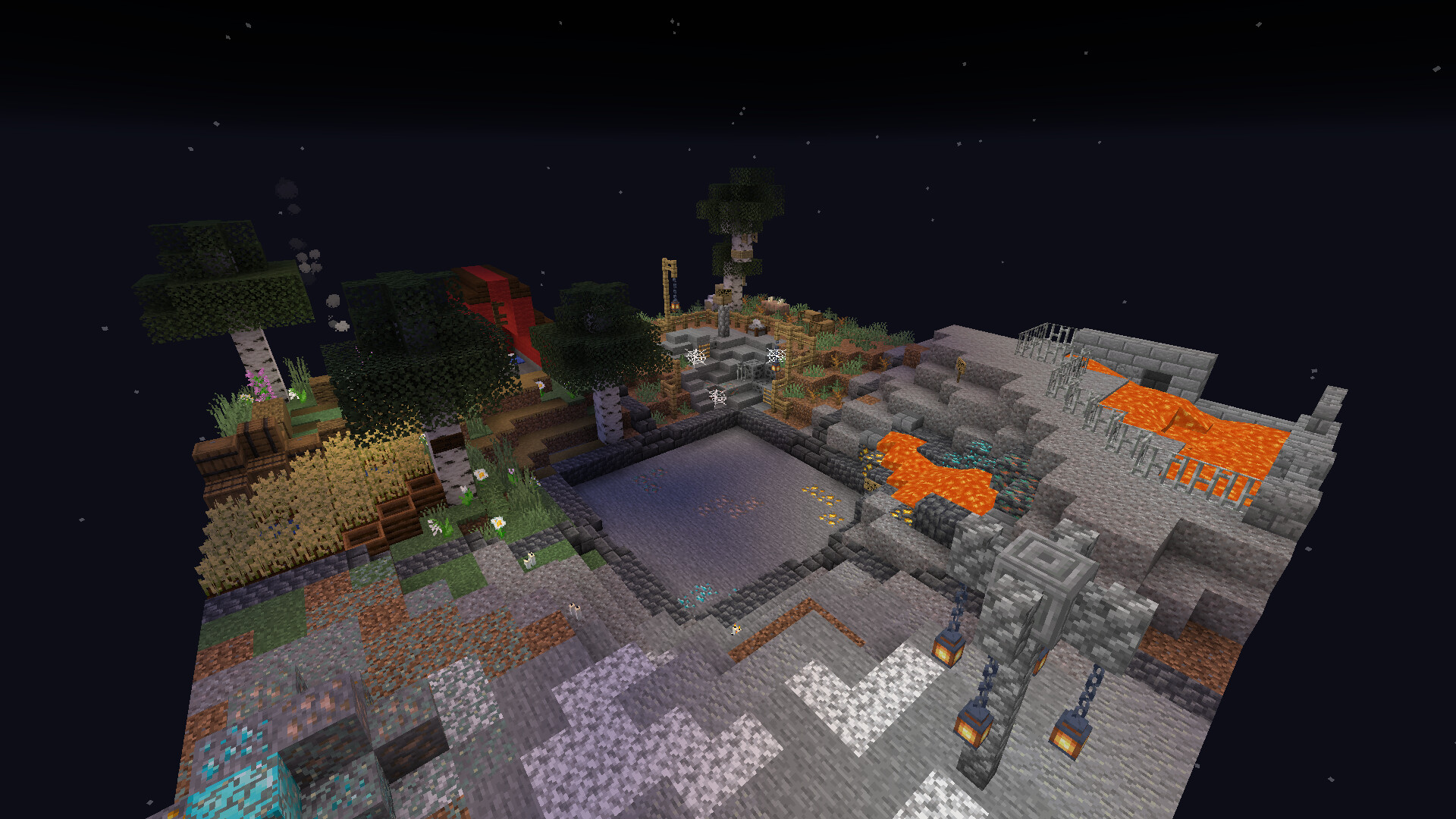 Small Spawn Area - Mine Minecraft Map