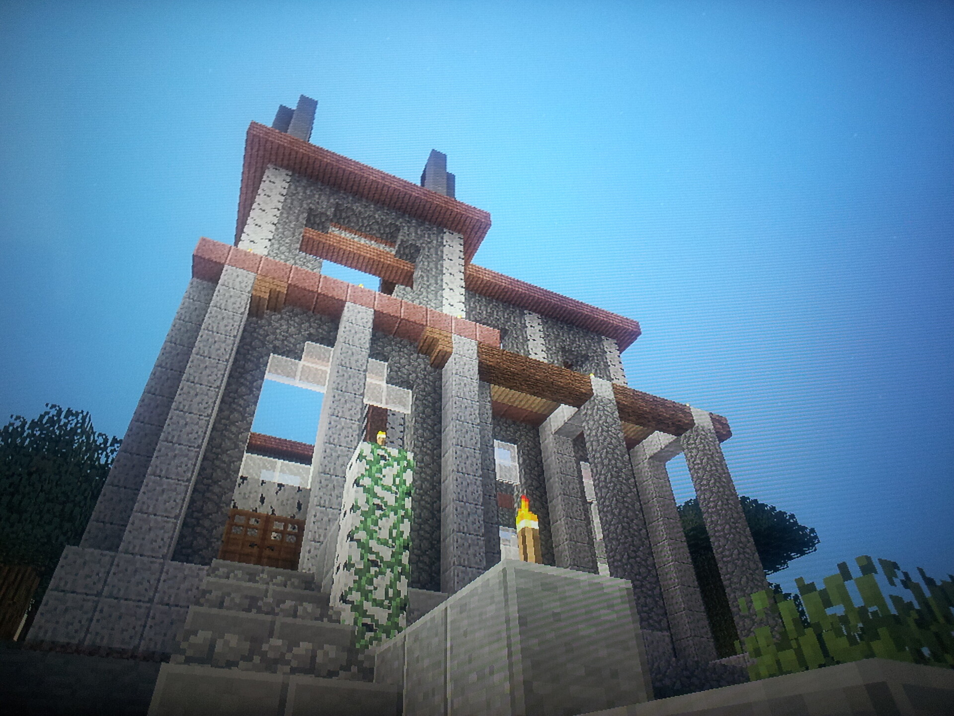 survival PS3 cathedral build (WIP) Minecraft Map