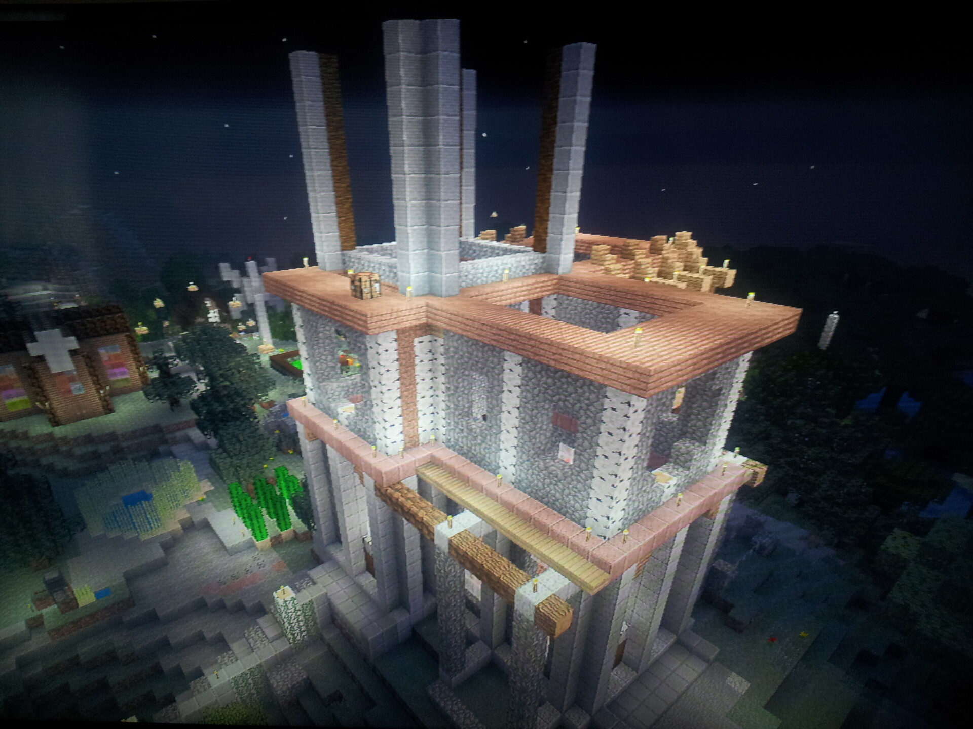 survival PS3 cathedral build (WIP) Minecraft Map