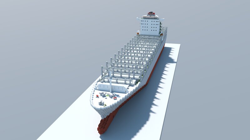 Budapest Bridge (1:1 Scale Container Ship) Minecraft Map