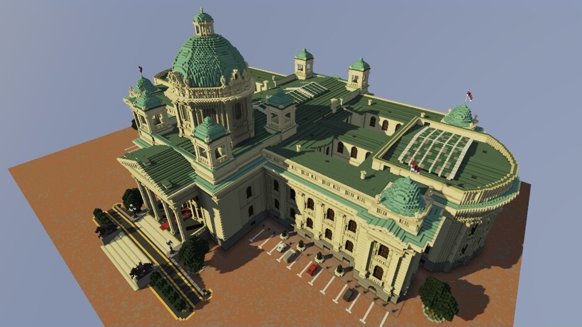 Parliament building of the Republic of Serbia / National Assembly of ...