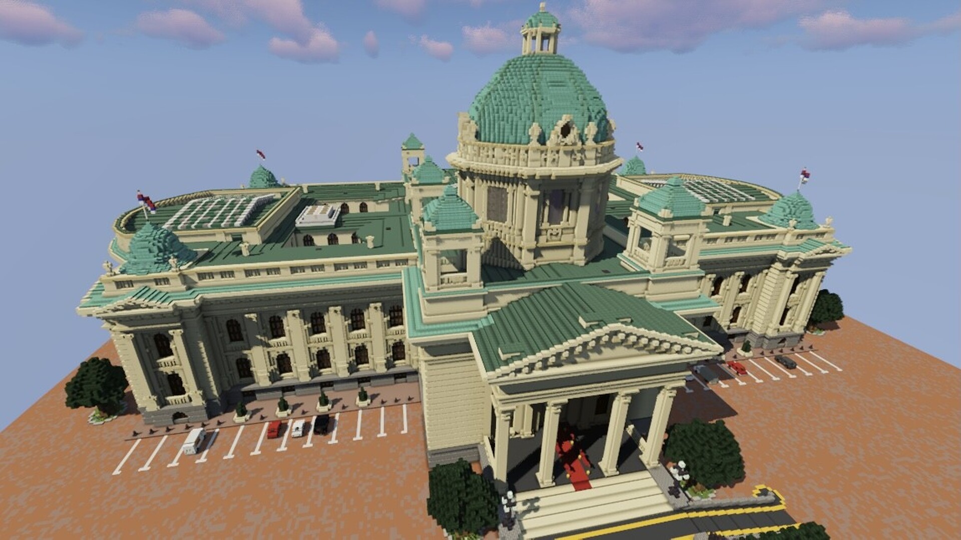 Parliament building of the Republic of Serbia / National Assembly of ...