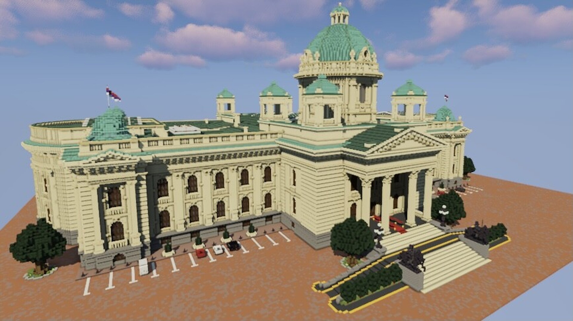 Parliament building of the Republic of Serbia / National Assembly of ...