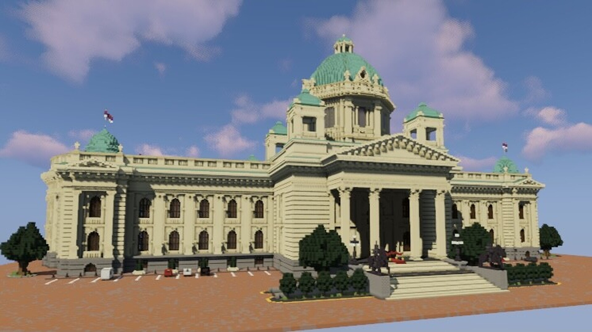 Parliament building of the Republic of Serbia / National Assembly of ...