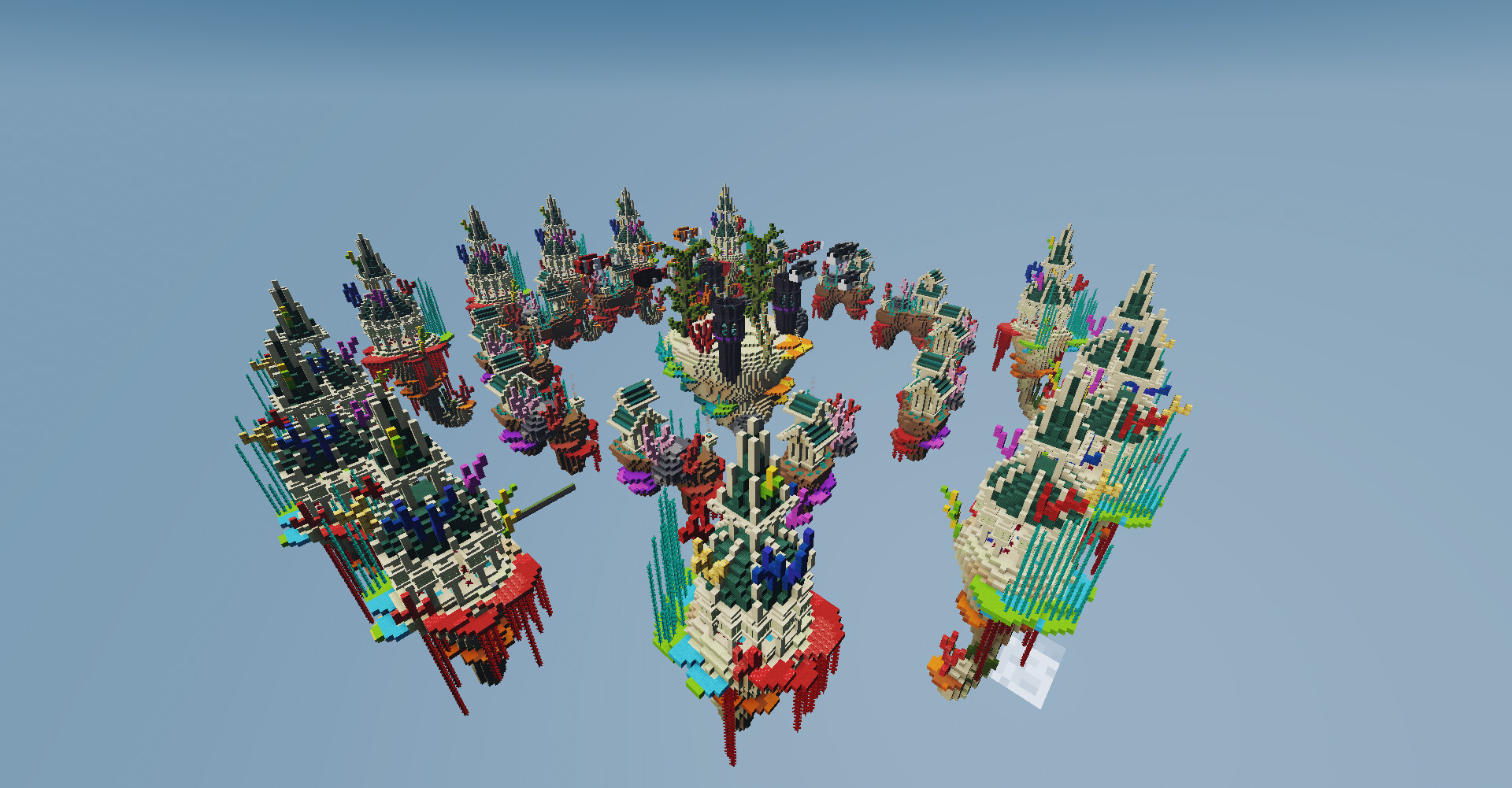 Skywars Atlantis arena Minecraft Map