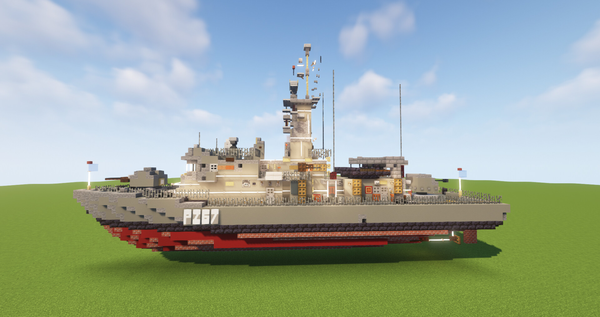Osprey HSY-56A Class Gunboat/Patrolboat (Makhitis Class) Minecraft Map