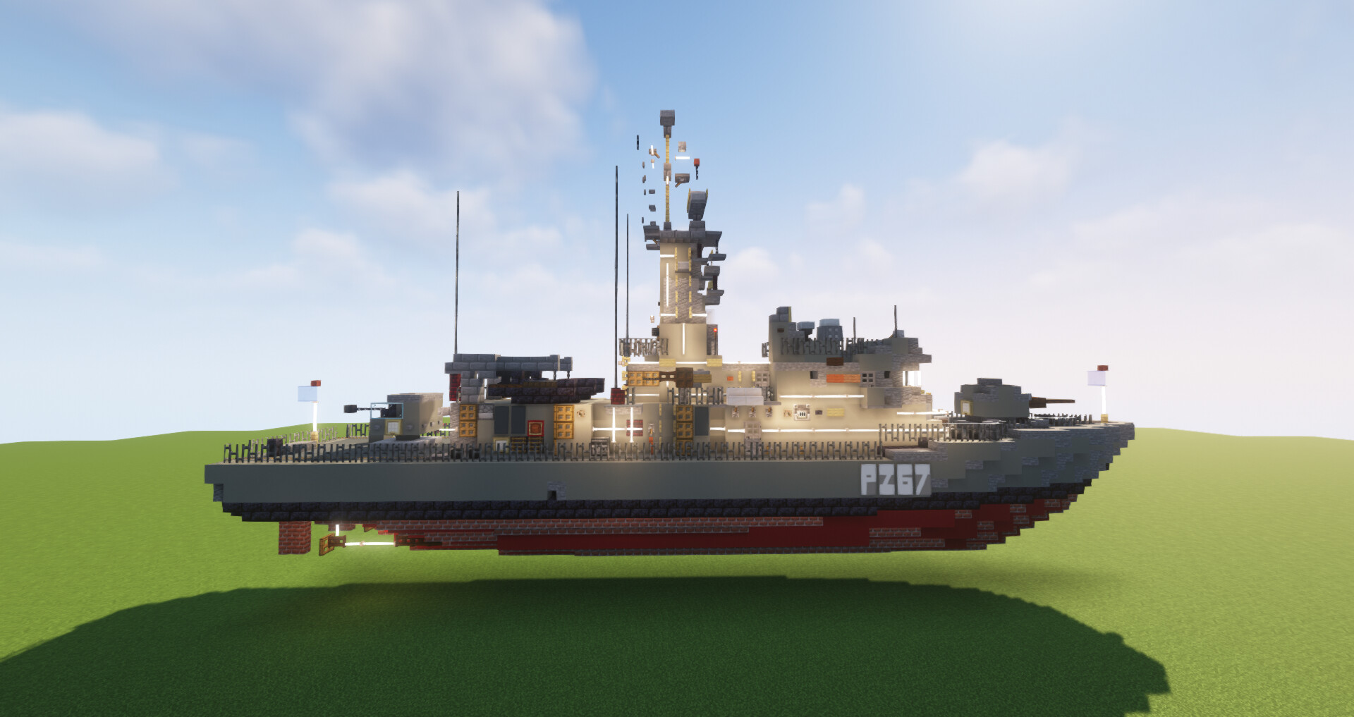 Osprey HSY-56A Class Gunboat/Patrolboat (Makhitis Class) Minecraft Map