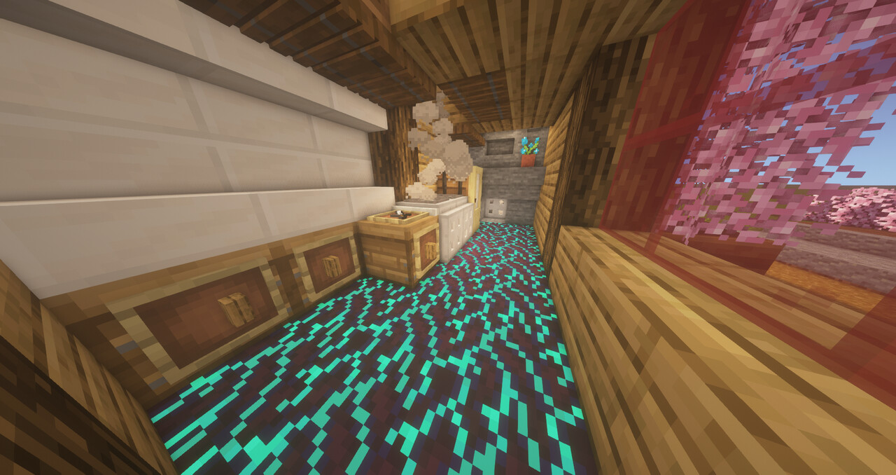 Nether Roof Oak House Minecraft Map