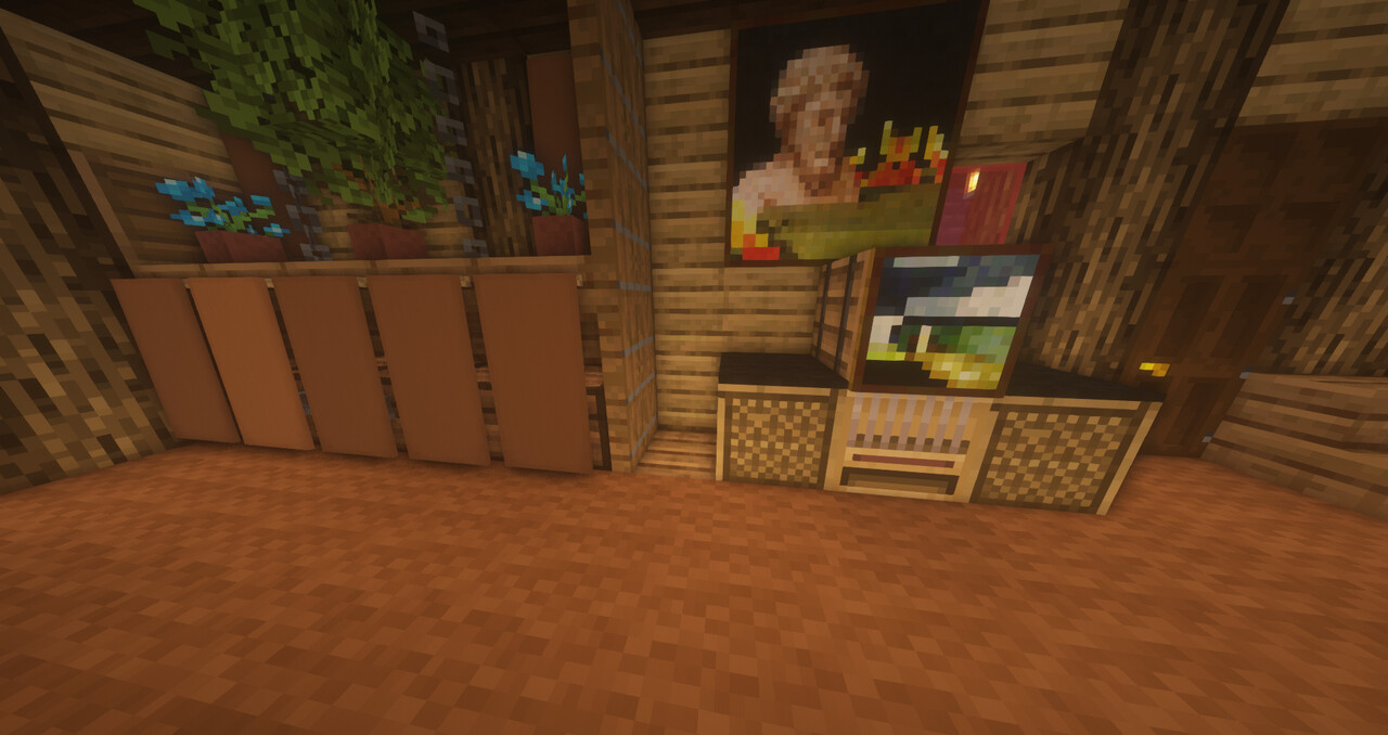 Nether Roof Oak House Minecraft Map