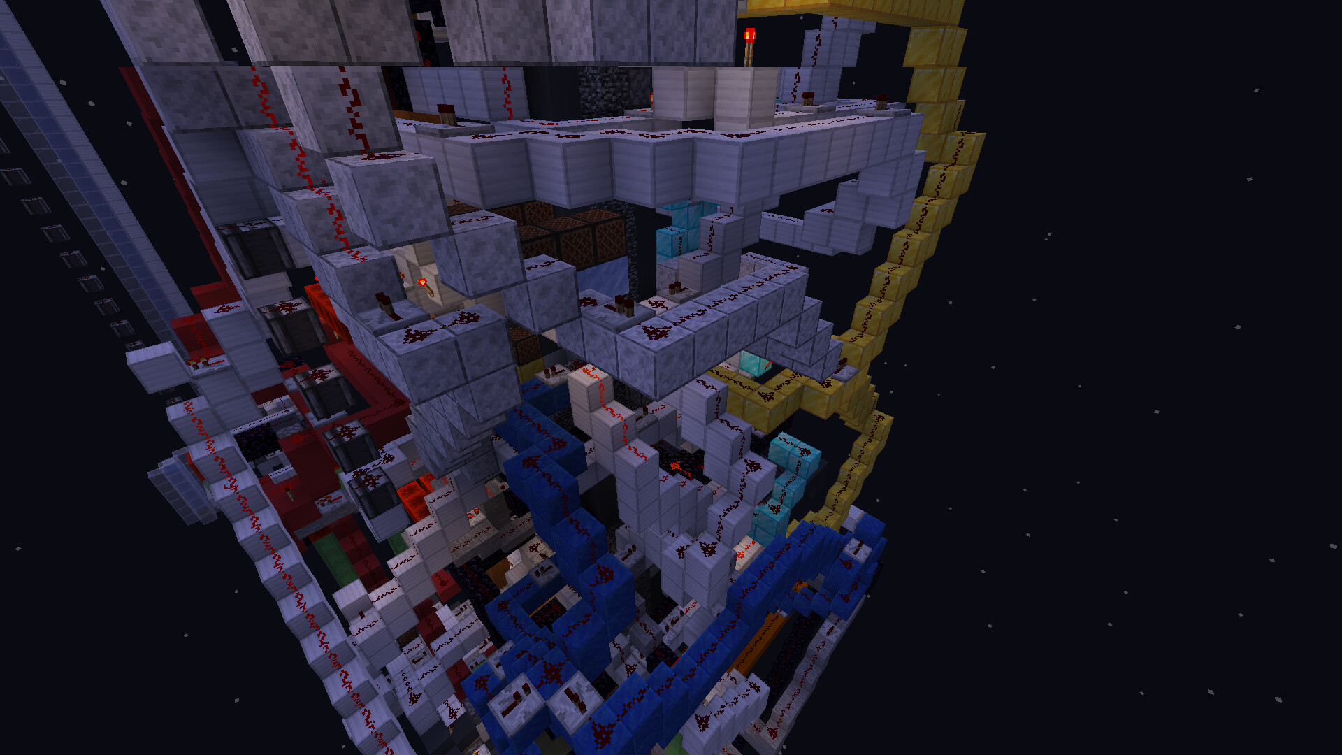 ADVANCED 4 Level Realistic Redstone Elevator with Memory & Floor ...