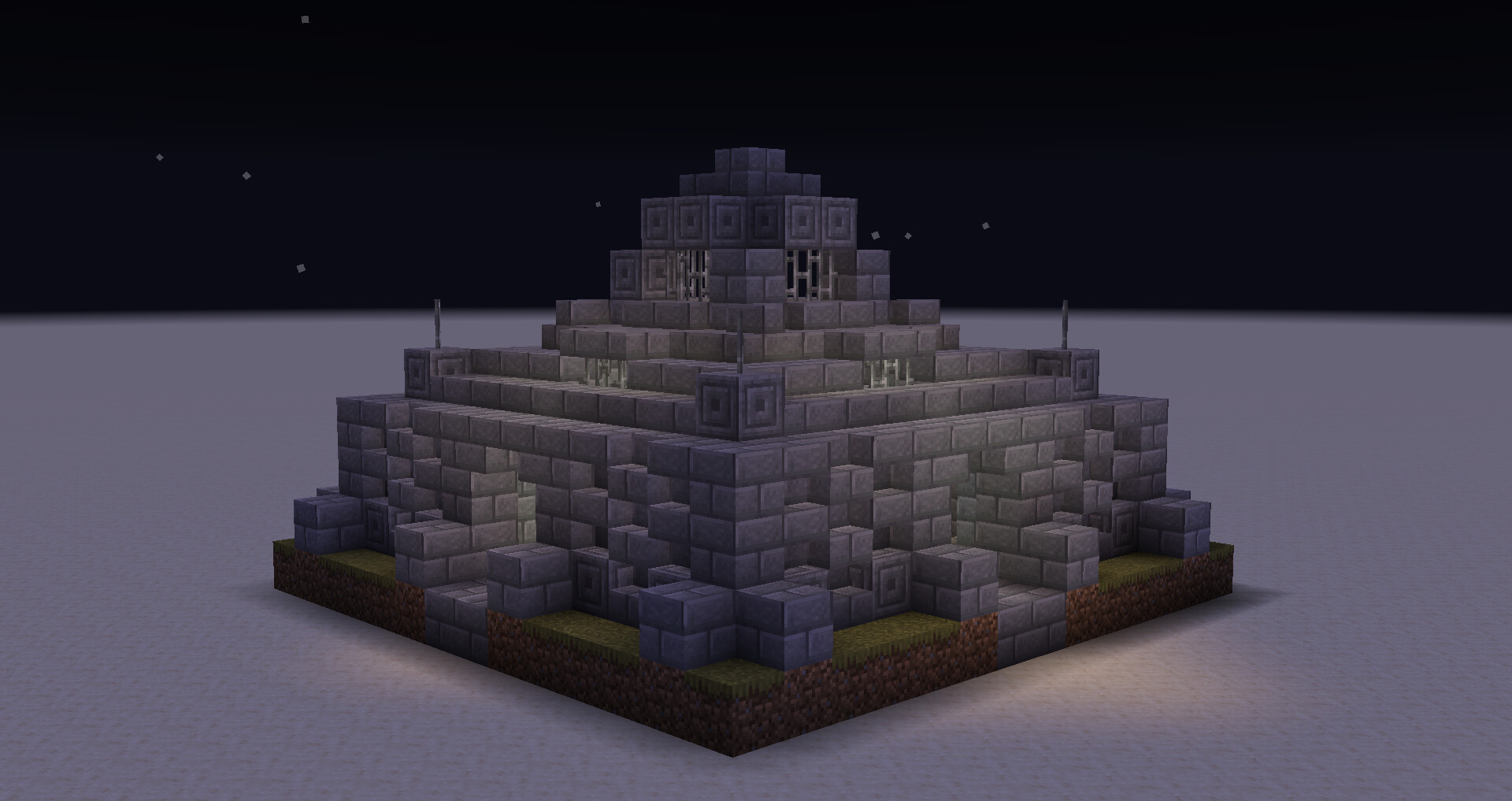 Maia Pyramid (Edit of the Underwater Ruin "big_brick_1.nbt") Minecraft Map