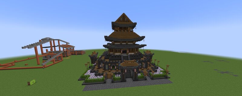 Japanese Temple Minecraft Map