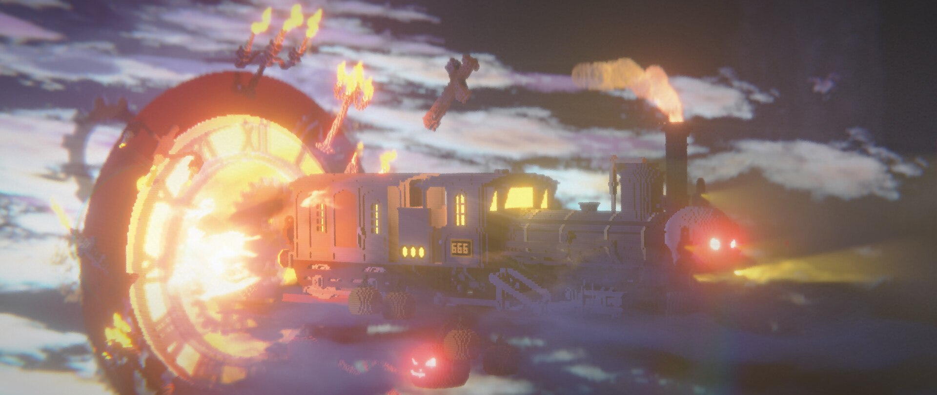 🎃 Ghost Train 🎃 Minecraft Map