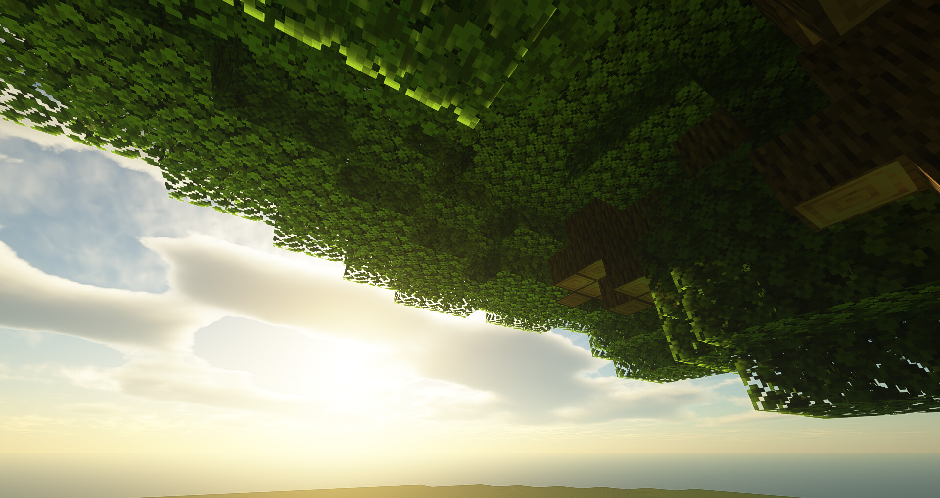 Golden House in the TREES Minecraft Map