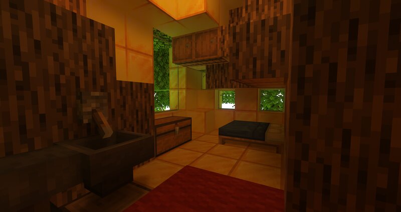 Golden House in the TREES Minecraft Map