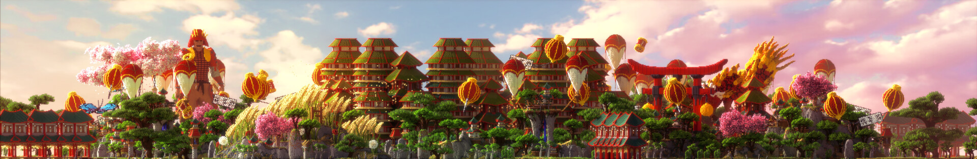 Asian Faction Spawn + Warzone By Sakoué Minecraft Map