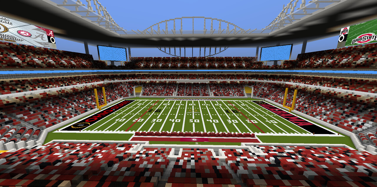 2021 CFB Championship stage Minecraft Map