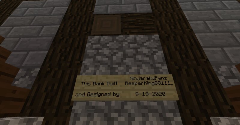 Spawnshire Bank - Kingdom Treasury Minecraft Map
